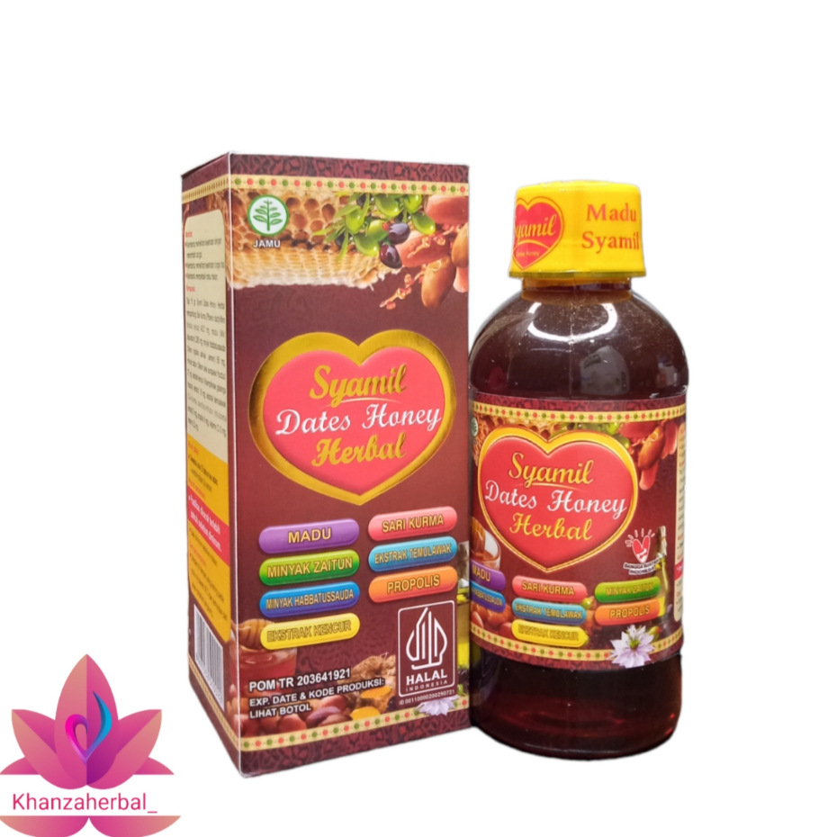 Jual Syamil Dates Honey Herbal | Madu Syamil family 200 ml ORIGINAL ...