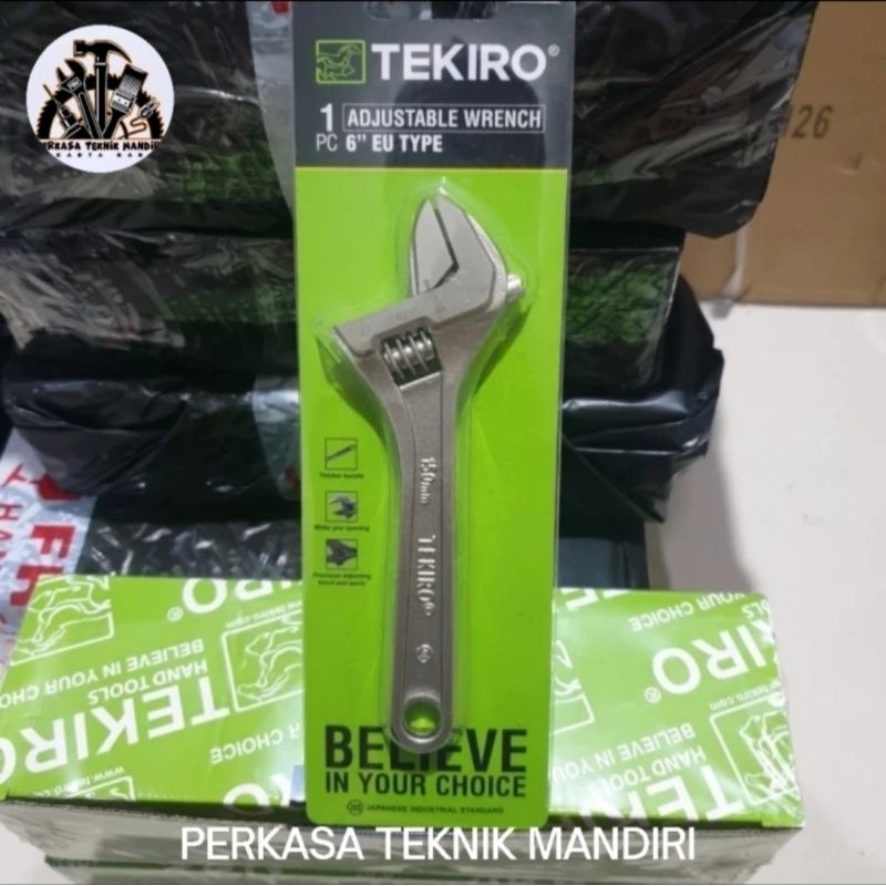 Jual Kunci Inggris Tekiro 6" Adjustable Wrench 6" Tekiro | Shopee Indonesia