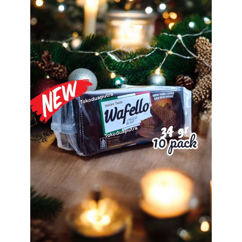 Jual Wafello Coklat wafer italia 34 gr X 10 pcs ( kini lebih besar ...