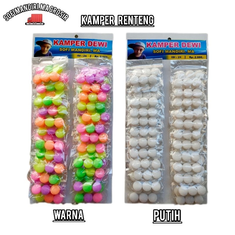 Jual Kapur Barus / Kamper Renteng 1 rtg isi 24 Saset | Shopee Indonesia