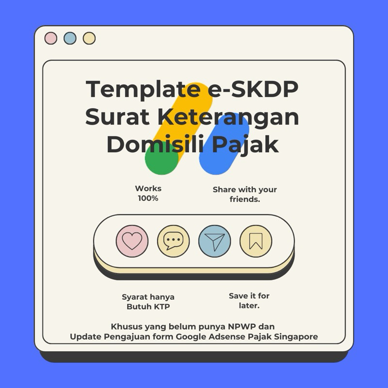 Jual Surat Keterangan Domisili Pajak SKDP Meta verified | Shopee Indonesia