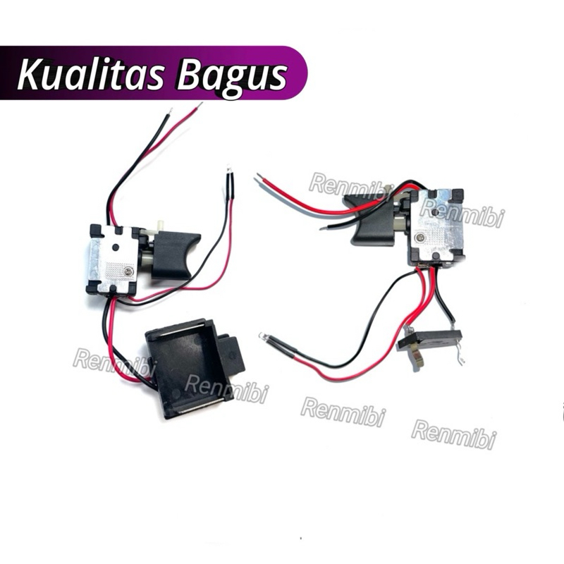 Jual Saklar switch trigger bor cas cordless 12v 14v 15v 18v 20v 21v 24v ...