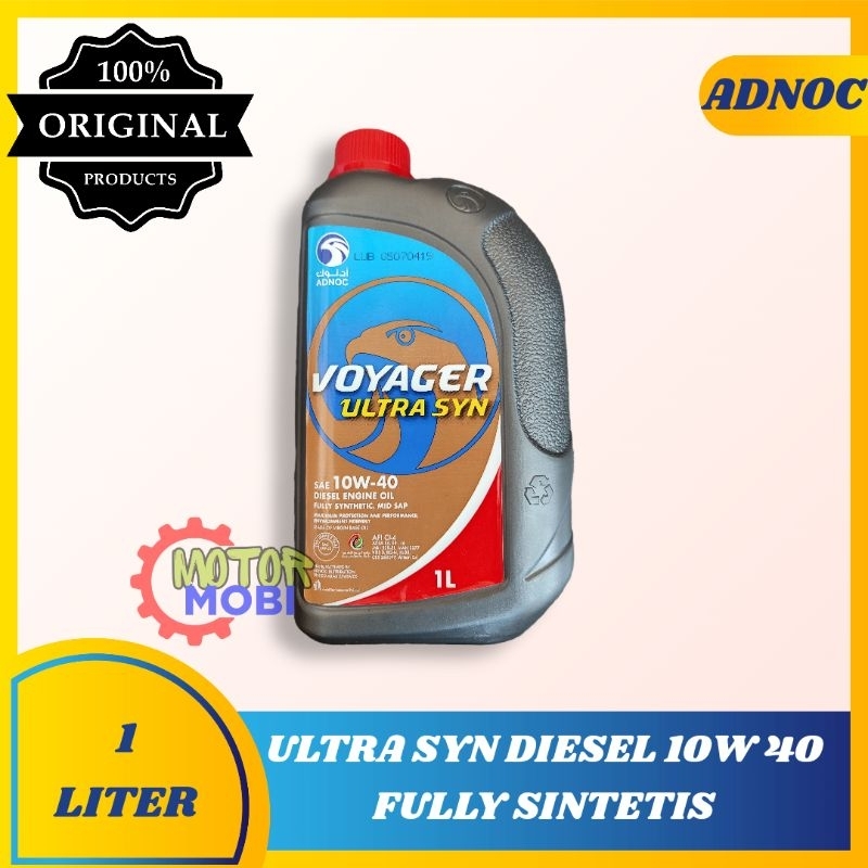 Jual ADNOC ULTRA SYN 10W 40 DIESEL ENGINE OIL 1LITER | Shopee Indonesia