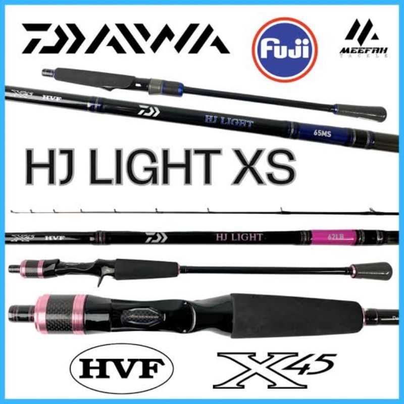 Jual Joran Daiwa HJ Light XS 62LS | 65MS | 65MB | Spinning | OverHead | Laut | Jigging | Dasaran ...