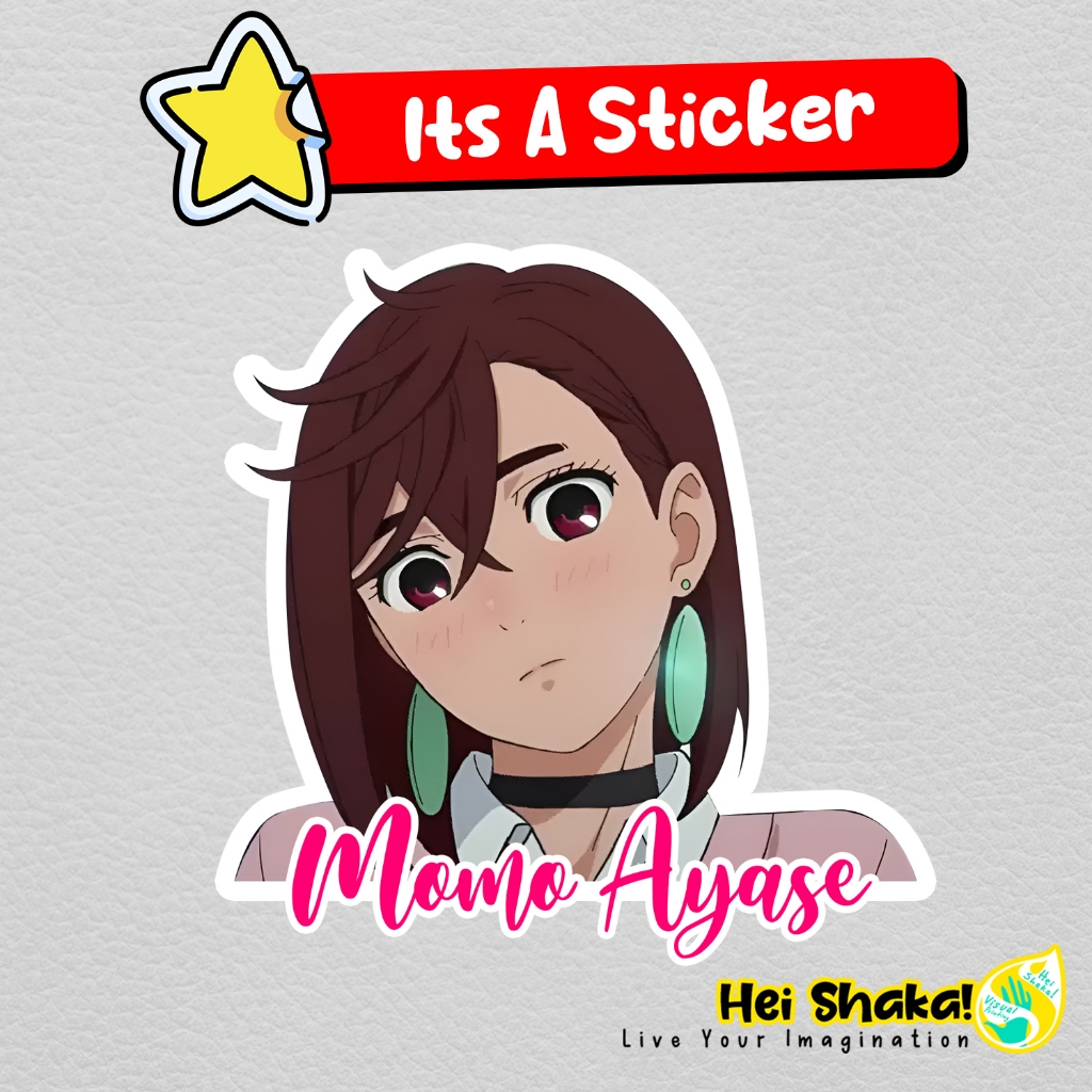Jual Stiker Momo Ayase Dan Da Dan Anime Manga Sticker Vinyl Bahan Anti ...