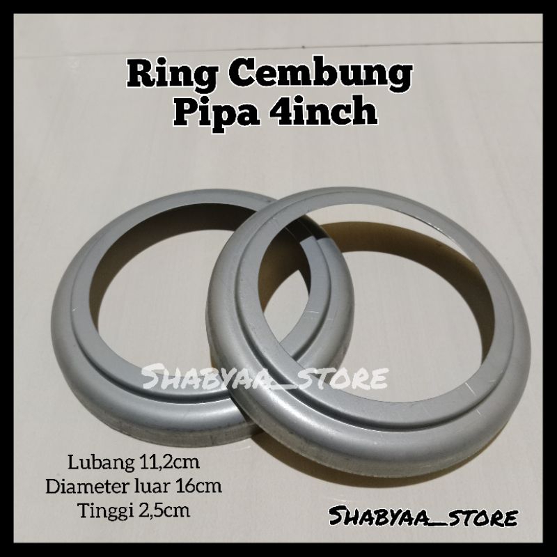 Jual Ring Cembung 4 inch Kaki Pipa Besi Cincin Pipa Ornamen Pagar Besi ...