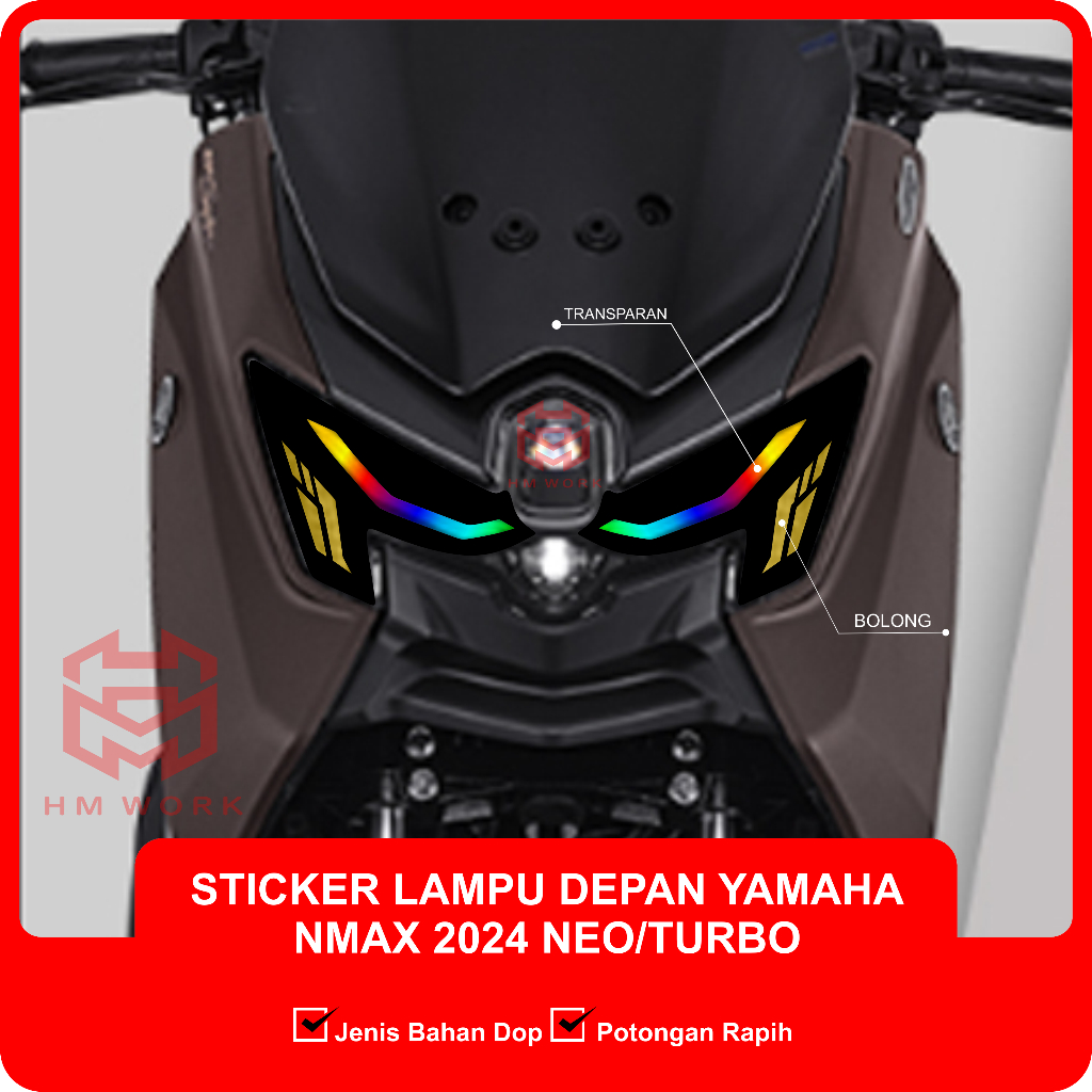 Jual STICKER CUTTING LAMPU DEPAN NMAX NEO/TURBO (STD) | Shopee Indonesia