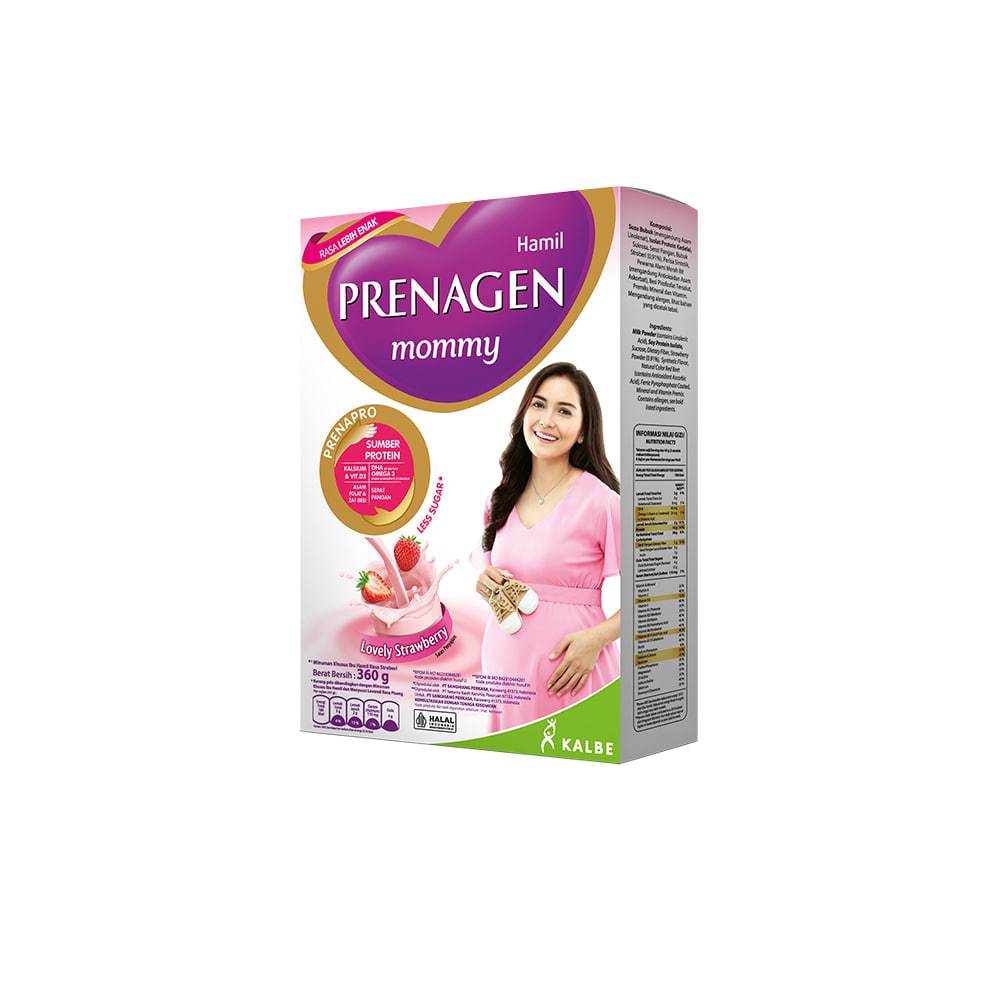 Jual PRENAGEN MOMMY SUSU IBU HAMIL RASA STRAWBERRY 360 GRAM BOX | Shopee Indonesia