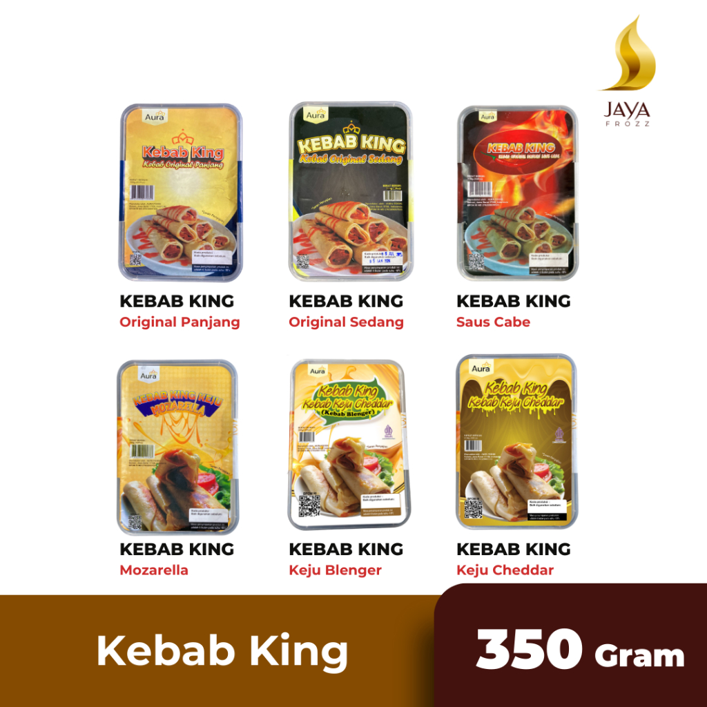 Jual KEBAB KING MY AURA UKURAN 350GR | Shopee Indonesia