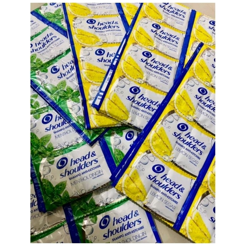 Jual Head & Shoulders Shampoo Cool Menthol Renceng (10ml x 12 Sachet) 1 ...