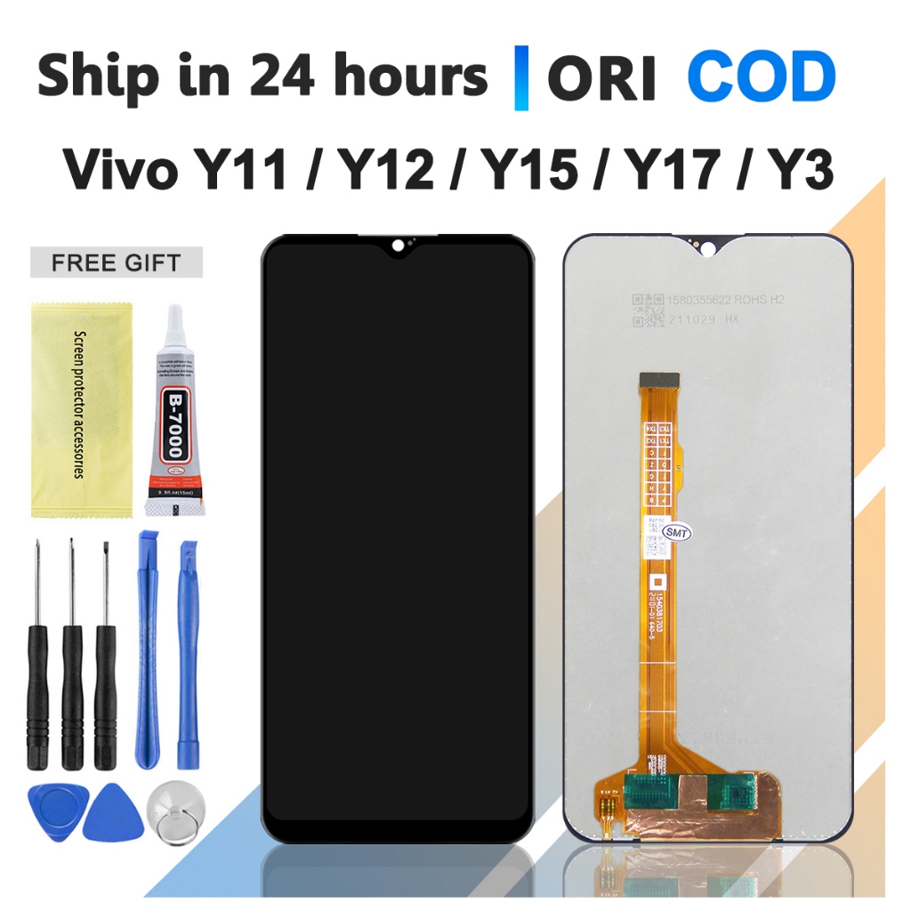 Jual LCD VIVO Y12/Y15/Y17/Y3/Y11 2019 Original LCD Fullset Layar hp Touchscreen | Shopee Indonesia