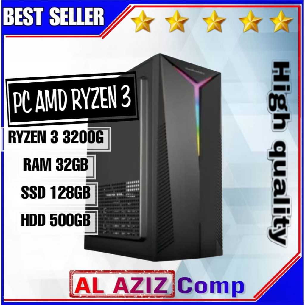 Jual PC Rakitan MURAH AMD Ryzen 3 3200g VGA Radeon Series RAM 32gb SSD ...