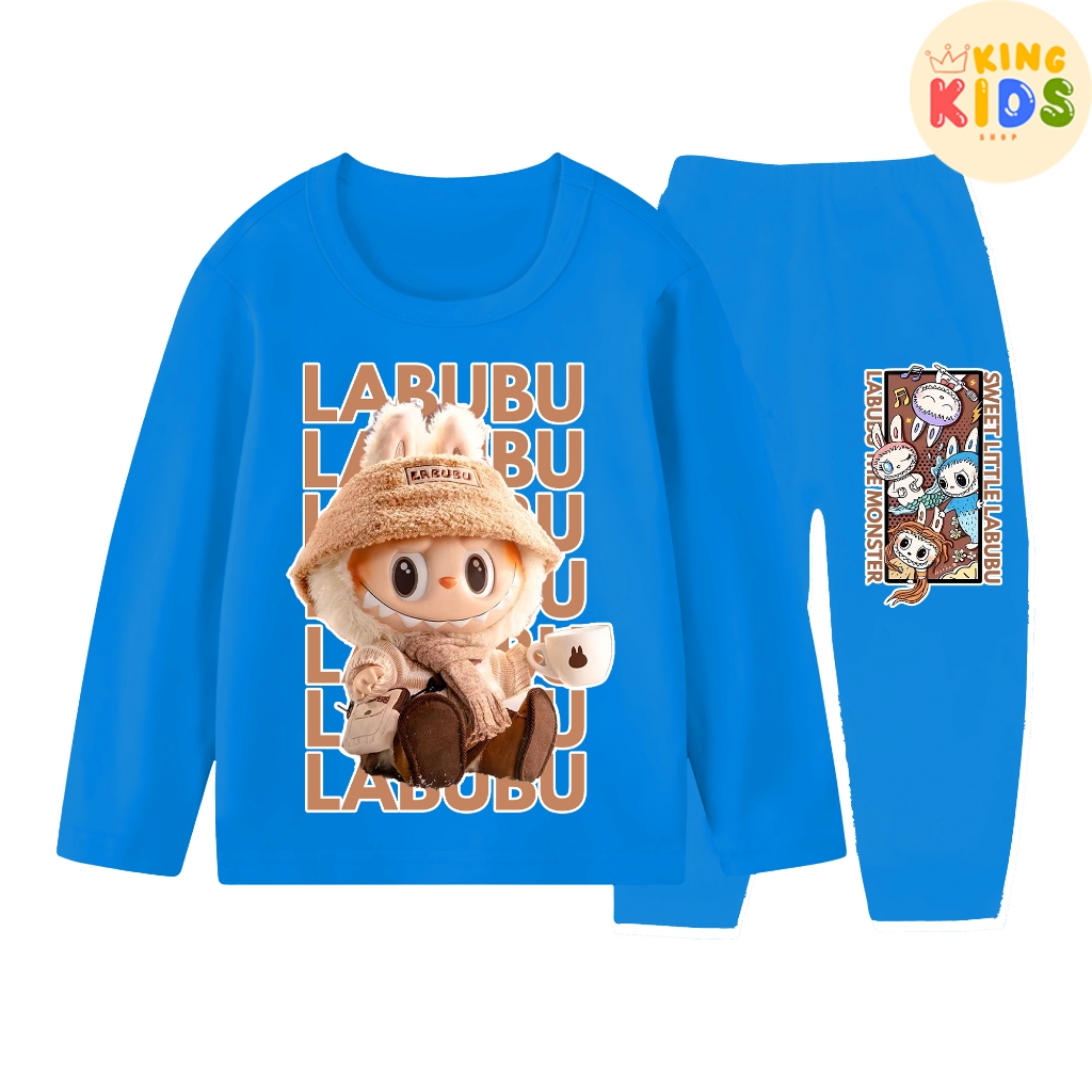 Jual Piyama baju tidur lengan panjang anak laki-laki dan perempuan ukuran 1-10 tahun motif ...