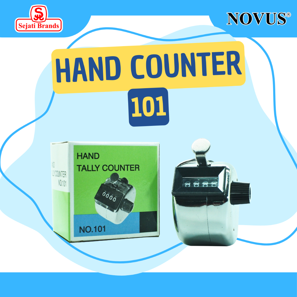 Jual Novus Hand Counter 101 / 4 Digit Alat Hitung Manual | Shopee Indonesia