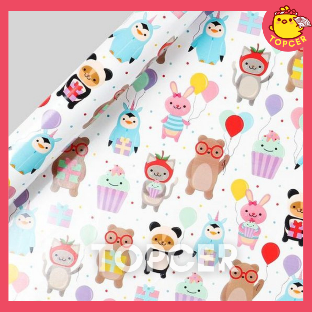 Jual Kertas Kado Lucu Murah / Kertas Kado Anak anak Dewasa / Kertas ...