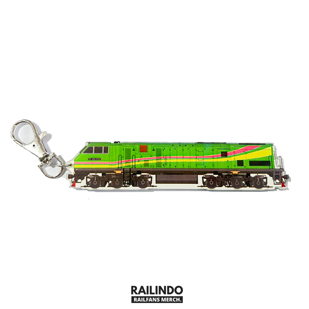 Jual Railindo - Gantungan Kunci Lokomotif Kereta Api Seri CC203 PT Tel ...