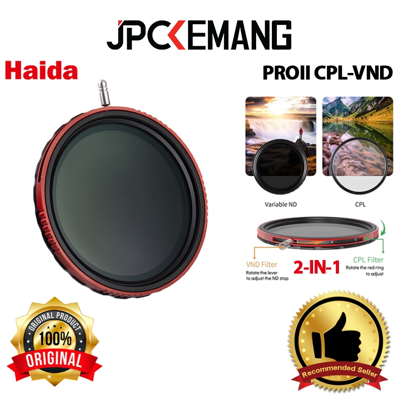 Jual Haida PRO II CPL-VND 2in1 Filter Lens PROII Circular Polarizer ...