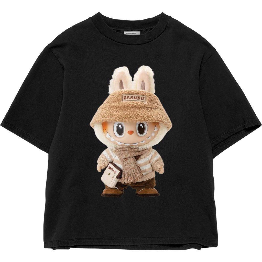 Jual Dailyshop Kaos Katun Wanita Labubu Vol 02 The Monsters Oversize ...