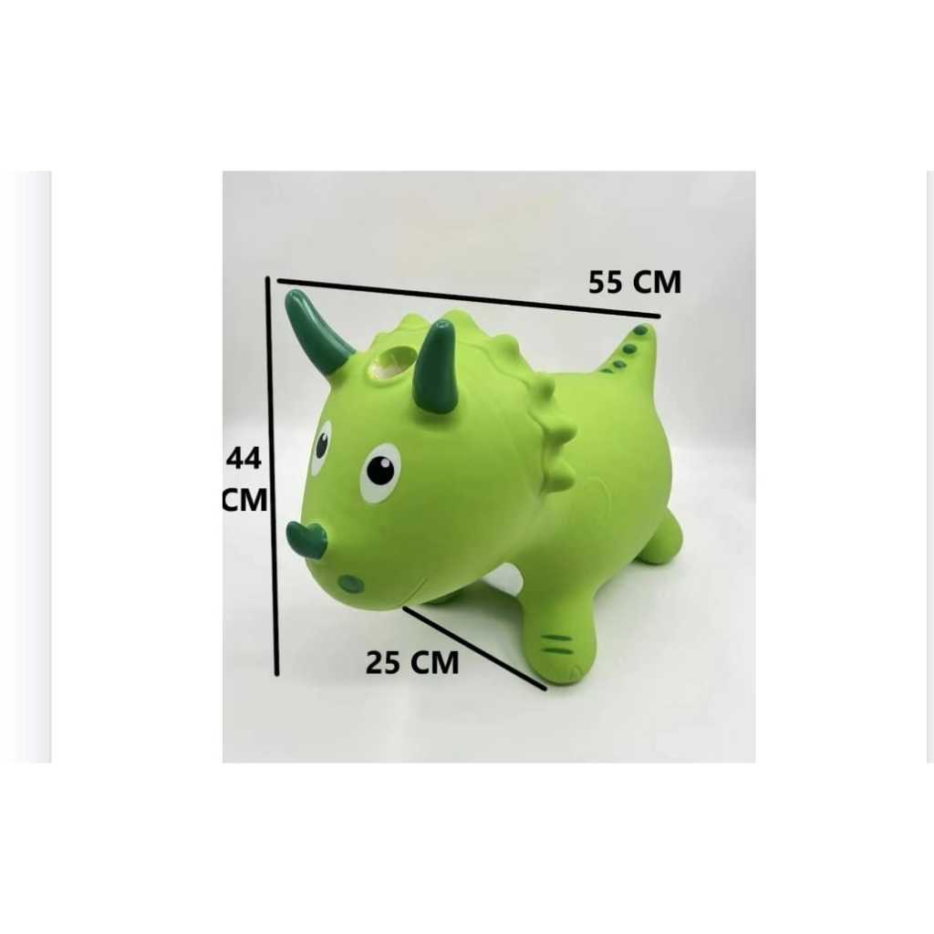 Jual HLS - (ORI) (Dinosaurus) Jumping Animal Mainan Anak Kuda Kudaan ...