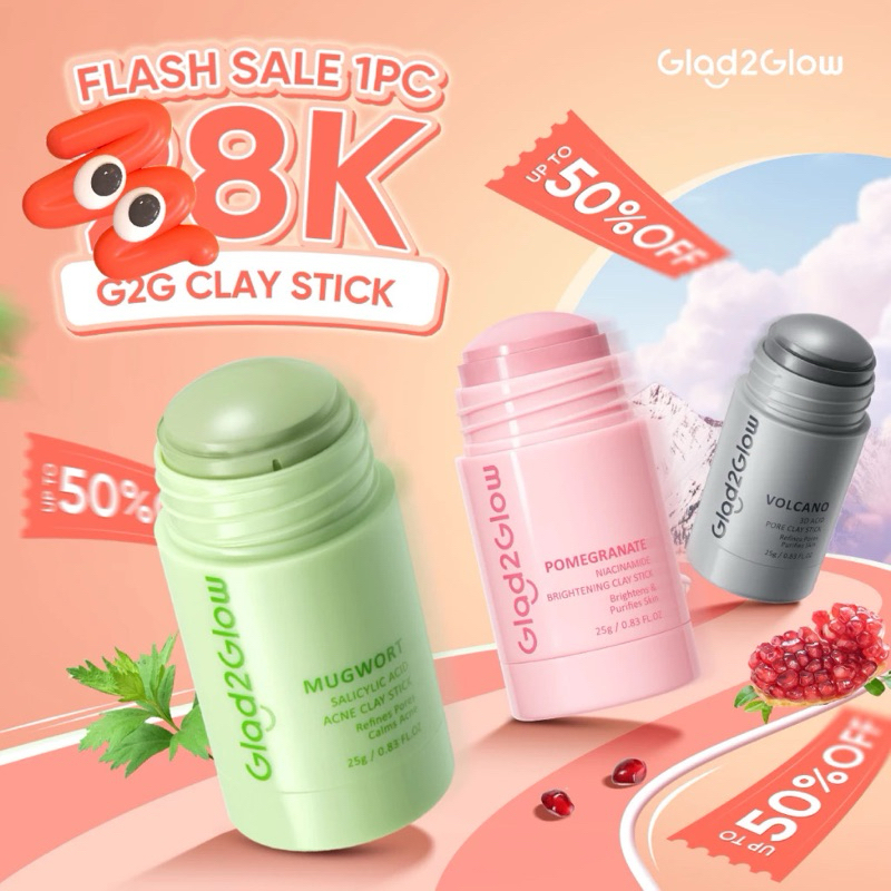Jual GLAD2GLOW CLAY STICK G2G | Shopee Indonesia