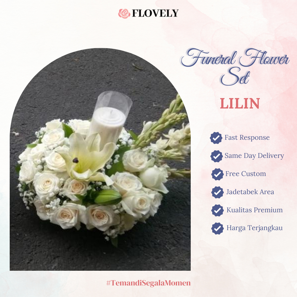 Jual Bunga Lilin Duka Cita Dekorasi Altar / Meja Bisa Custom Warna ...