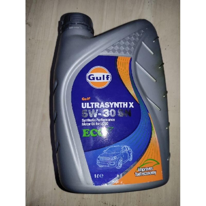 Jual Oli Mesin Gulf Ultrasynth X 5W-30 SN ECO (1 liter) | Shopee Indonesia