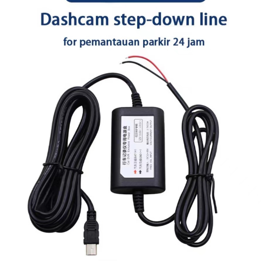 Jual Dashcam Step-down line Pemantauan Parkir 24 jam 12v to 5v Acorder ...