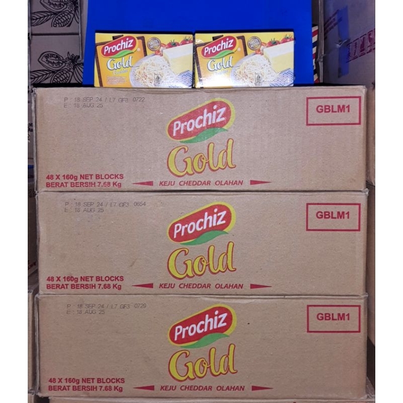 Jual PROCHIZ GOLD 160GRx48(KARTON) | Shopee Indonesia