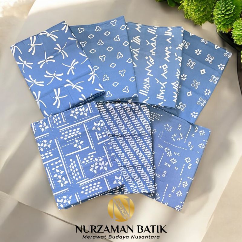 Jual Batik Cap Nurzaman | Kain Batik Cap Garutan Denim Series | Shopee ...