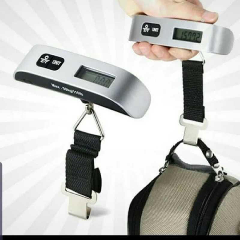 Jual TIMBANGAN DIGITAL KOPER 50KG ELECTRONIC LUGGAGE GANTUNG BAGASI ...