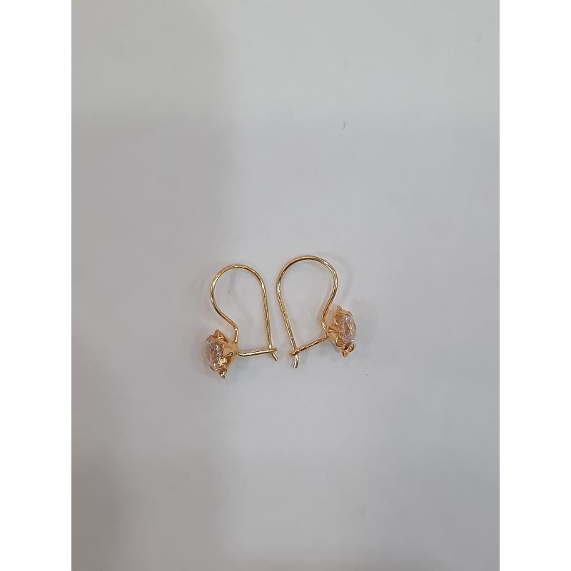 Jual ANTING MARKIS MATA PUTIH BAHAN PERAK ORIGINAL 925 DENGAN LAPIS MAS ...