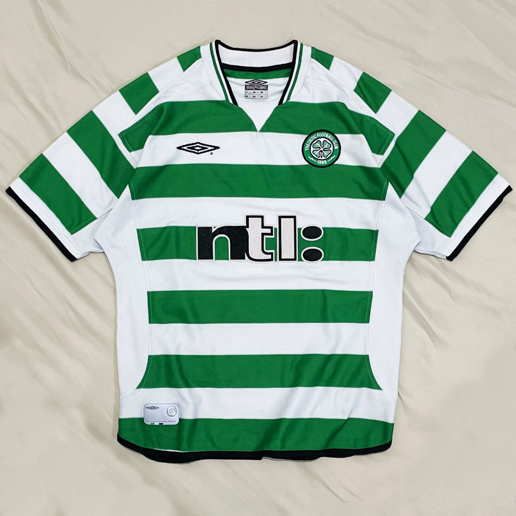 Jual Original Umbro Celtic Home Kit 2000 2001 2002 Jersey Bola Vintage ...