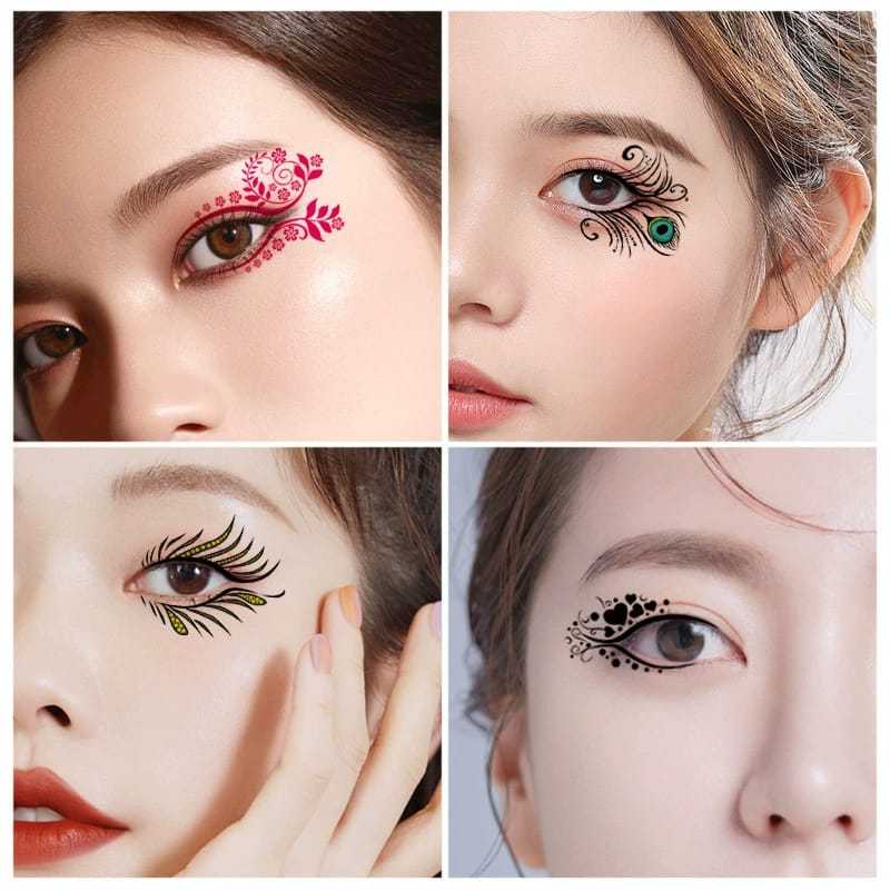 Jual [8Ave] Aneka Tato Muka Tato Mata Body Painting Tato Temporer ...