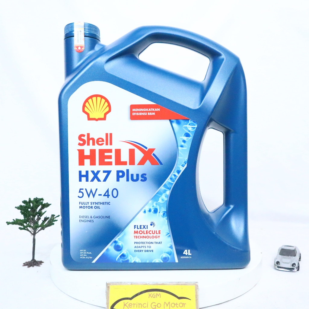 Jual Shell Helix HX7 Plus SAE 5W-40 4 Liter Api SP Oli Mobil Mesin ...