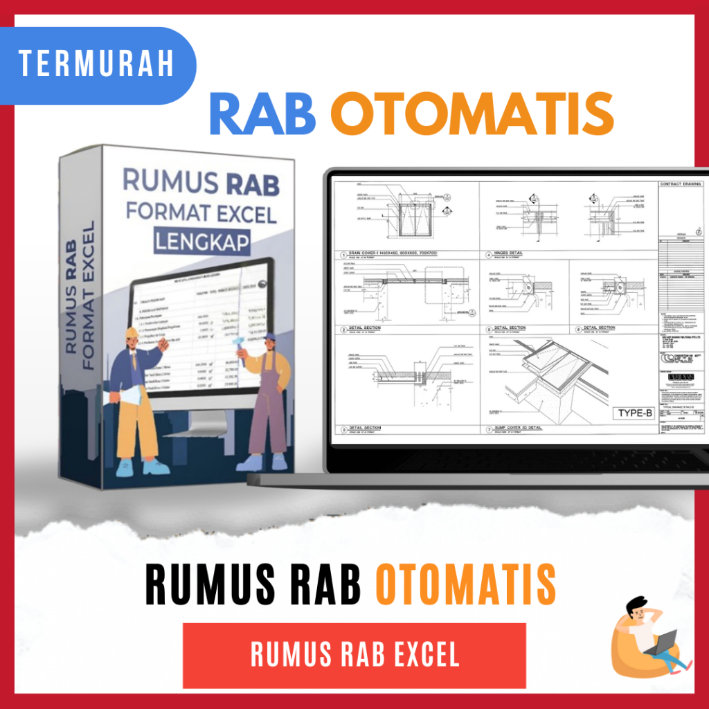 Jual TOOLS RAB OTOMATIS EXCEL - Tools Perhitungan Rencana Anggaran Biaya Pelaksanaan Rumah ...