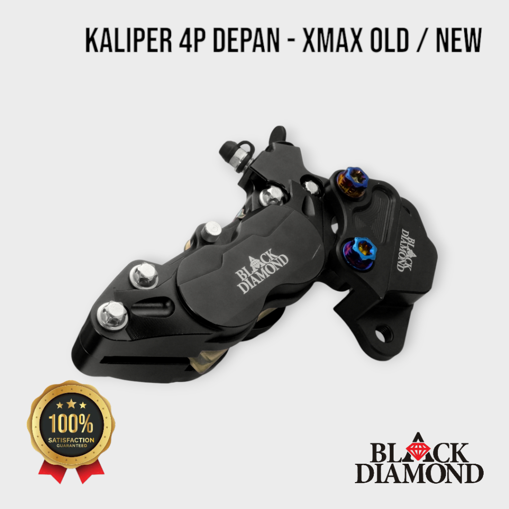 Jual Black Diamond - Paket Kaliper Depan Axial 4P XMAX OLD / NEW / Connected Rem Cakram 4 Piston ...