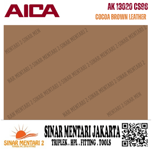 Jual AICA HPL AK 13020 CS98 Cocoa Brown Leather | Shopee Indonesia