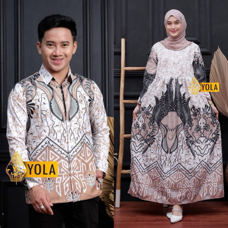 Jual BATIK ATAMA| Baju Batik Couple Tebaru Harga Sepasang Super Premium ...