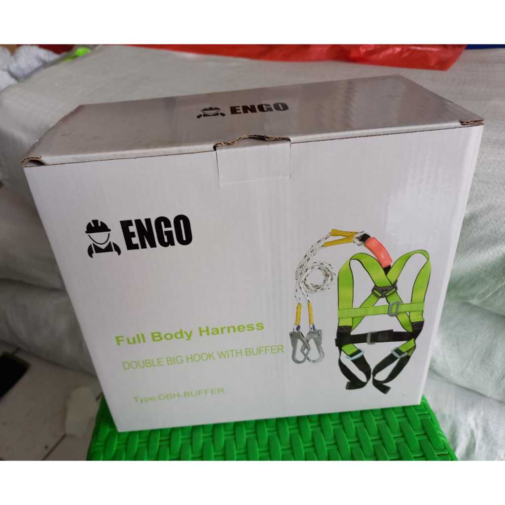Jual Full body harness double big hook with buffer ENGO | Shopee Indonesia