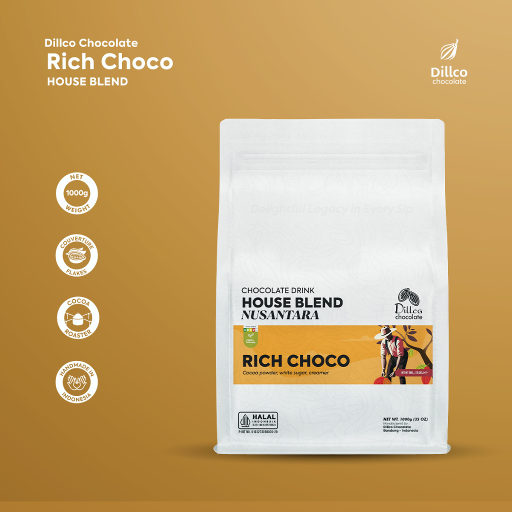 Jual Dillco Chocolate RICH CHOCO - House Blend Nusantara Series 1 Kg ...