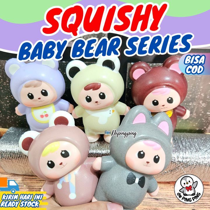 Jual Squishy Baby Bear/ Squishy Karakter Anak/ Squishy Lucu/ Squishy Murah | Shopee Indonesia
