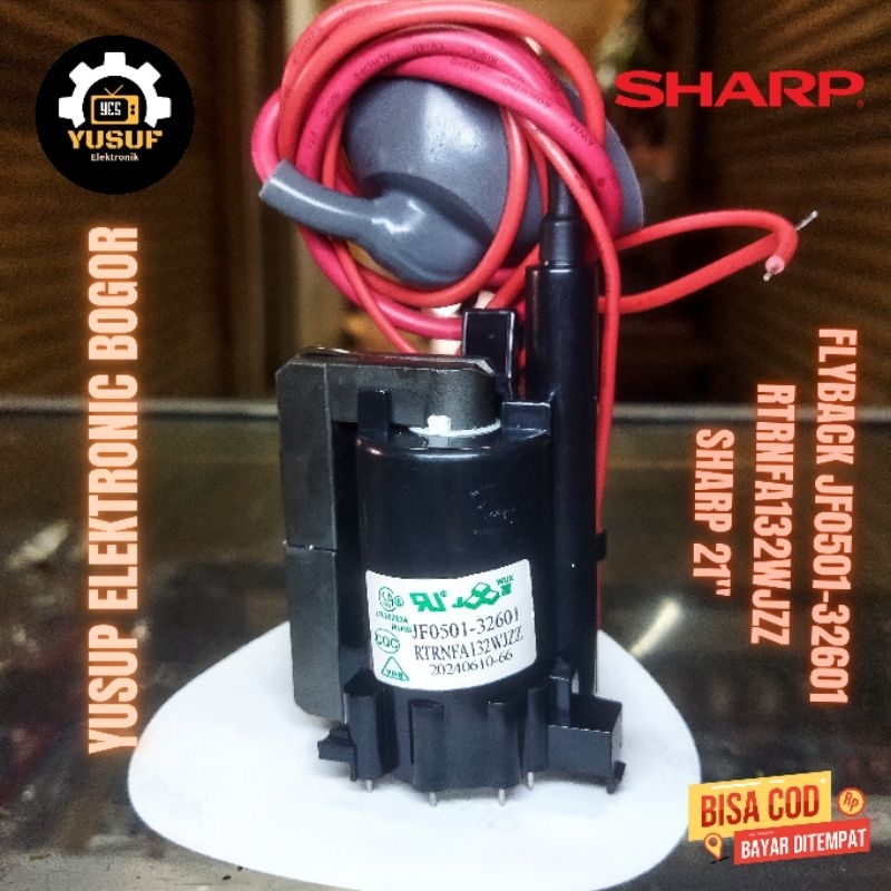 Jual FLYBACK TV TABUNG SHARP JF0501-32601 FA132 BERKUALITAS | Shopee ...
