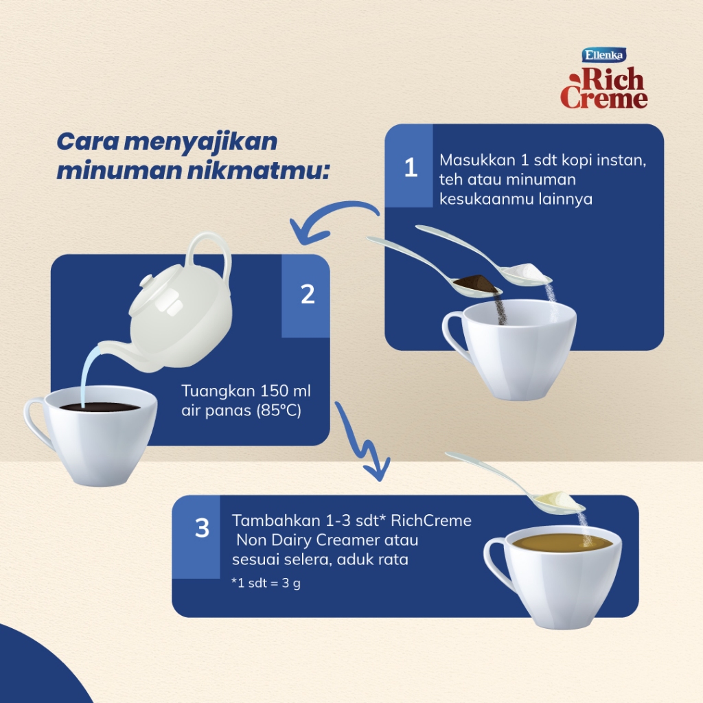 Jual RichCreme Non Dairy Creamer 500 gr | Shopee Indonesia