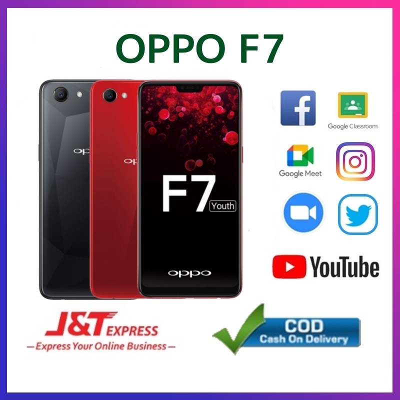 Jual HP OPPO F7 telepon selular android kamera 13 MP garansi | Shopee ...