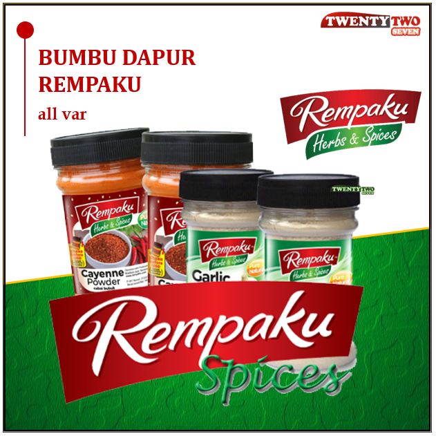 Jual Rempaku Bumbu Masak Tabur Dapur Cajun Garlic Cabai Paprika Pala ...