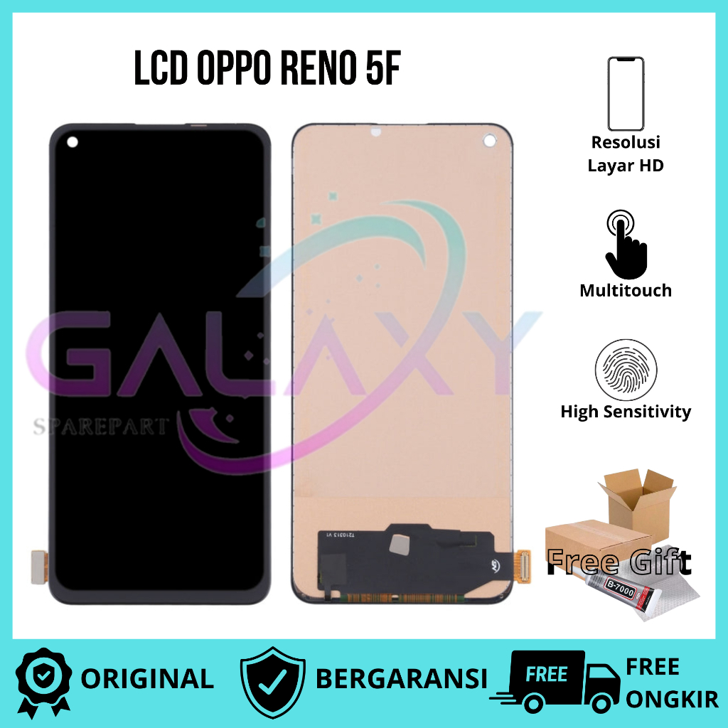 Jual LCD TOUCHSCREEN OPPO RENO 5F SUPER NON FINGERPRINT ORIGINAL PRODUK ...