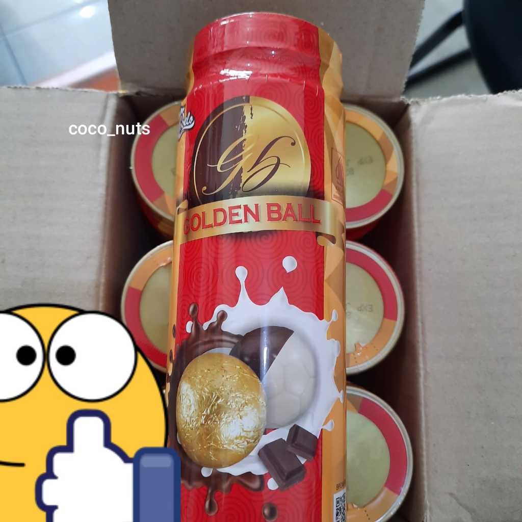 Jual Tobelo Coklat Golden Ball Coklat Bulat Isi 40pcs | Shopee Indonesia