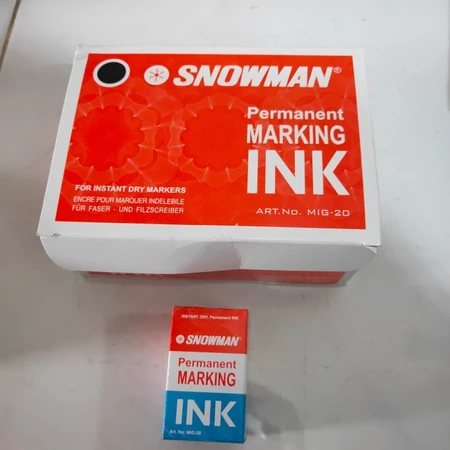 Jual (12 Pcs / 6 Pcs / 3 Pcs) SNOWMAN Refil Tinta Ink / Isi Ulang Tinta ...