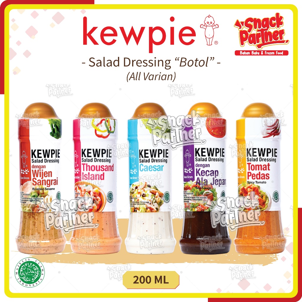 Jual KEWPIE Salad Dressing 200 ML Botol - Saos Saus Mayonnaise Mayonaise Mayones Thousand Island ...