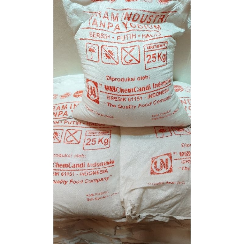 Jual Nacl ex. Unichem/Garam Industri/non Yodium/1kg | Shopee Indonesia